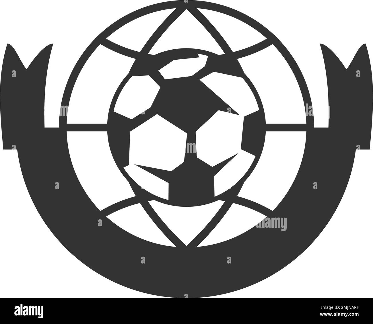 soccer football logo template Icon Illustration Brand Identity.Isolated ...