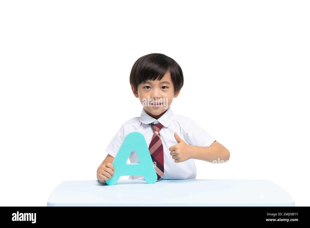 The little boy in learning Stock Photo - Alamy
