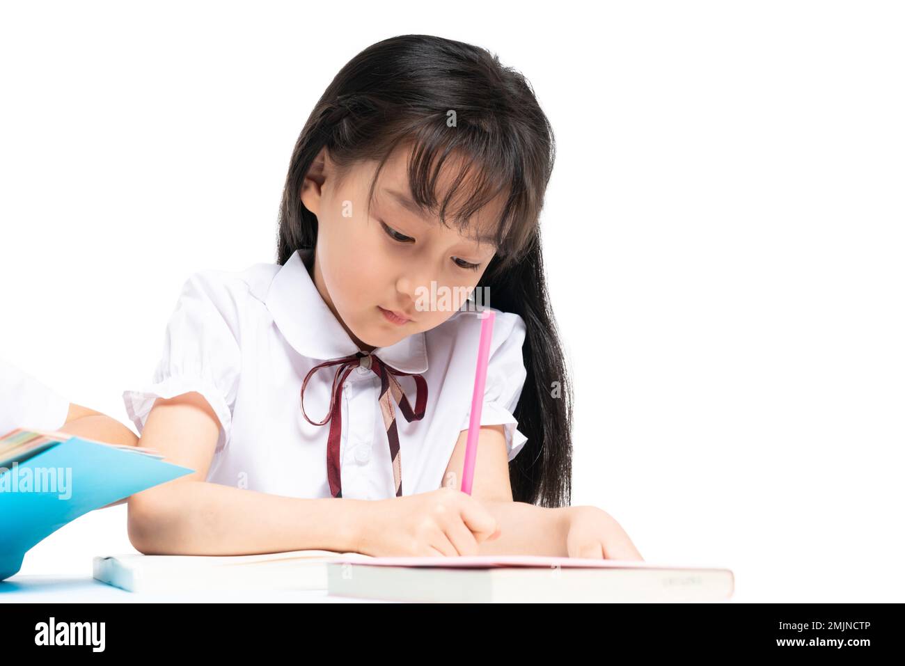 The little girl in the study Stock Photo - Alamy