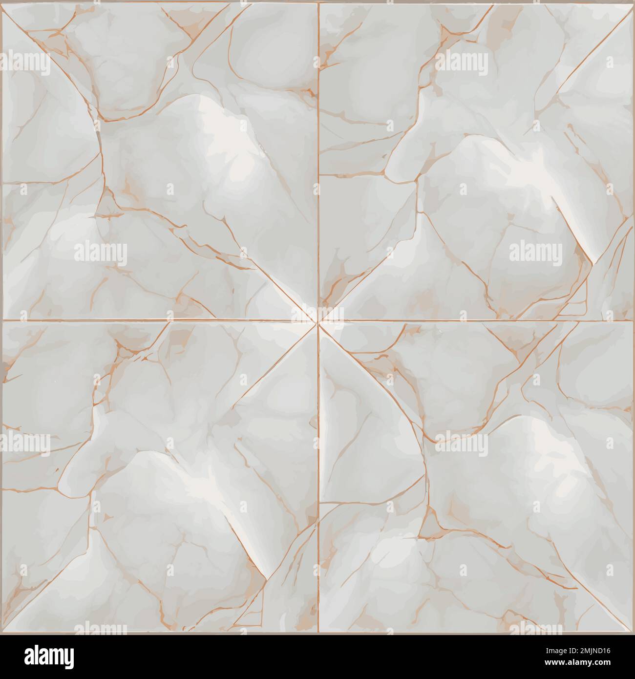 Light marble tile texture, pattern background - Vector illustration ...