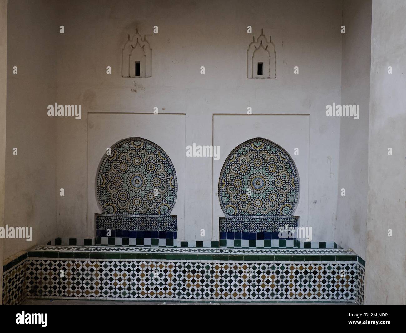 A Small street in Fez Fes medieval medina (old town). Morocco Stock ...