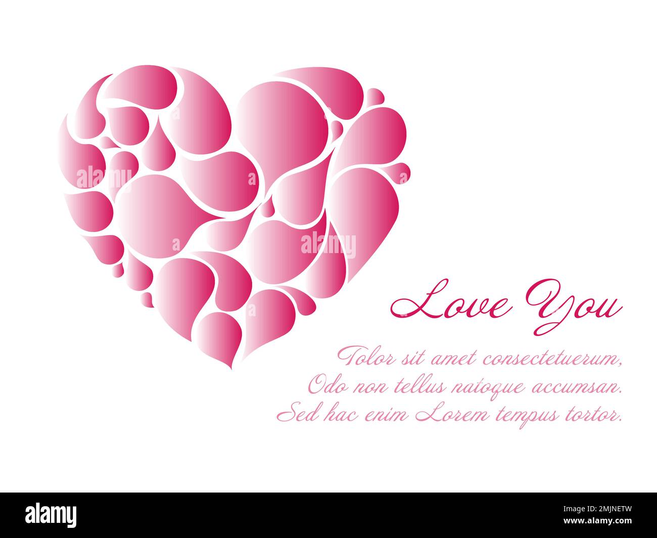 Romantic simple pattern from Stock Vector Images - Alamy