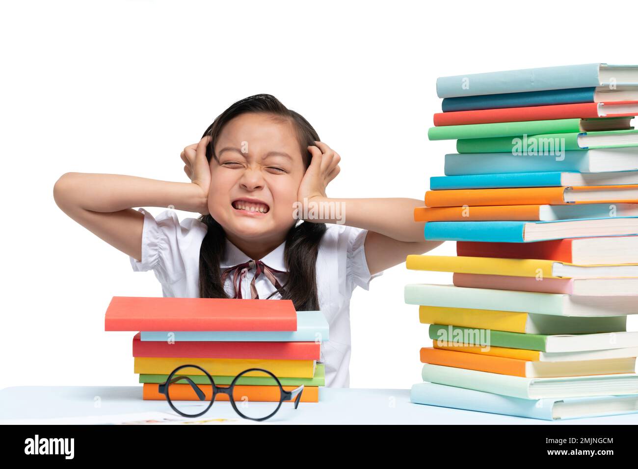 School children eyes closed classroom hi-res stock photography and ...