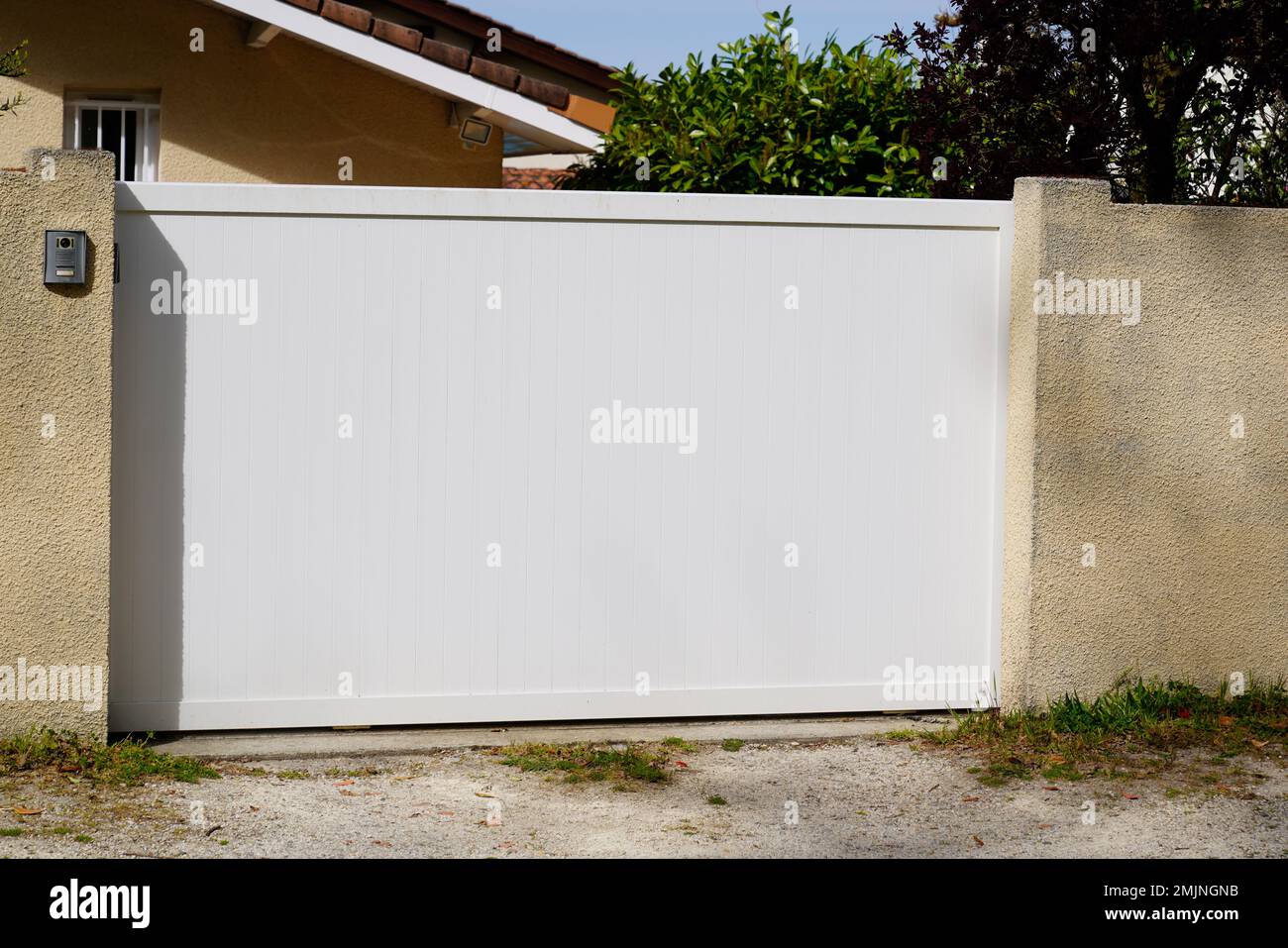 white classic high sliding home door aluminum gate slide portal of ...