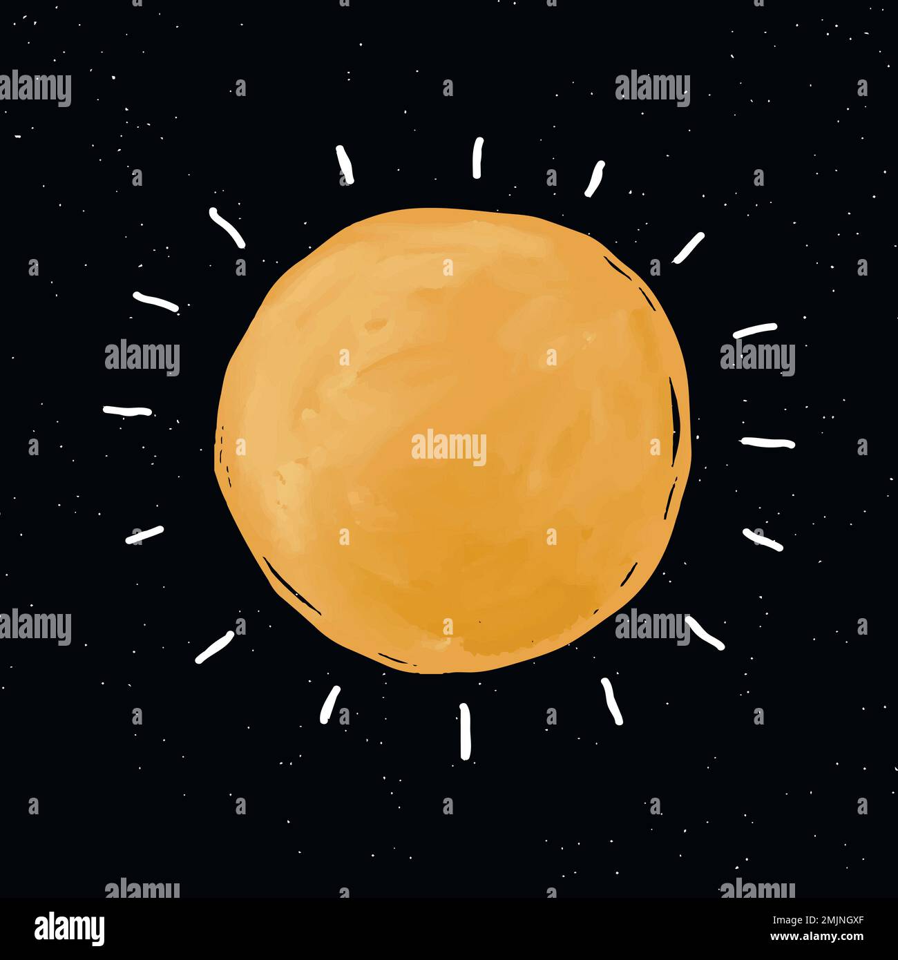 Watercolor sunset vector vectors hi-res stock photography and images ...