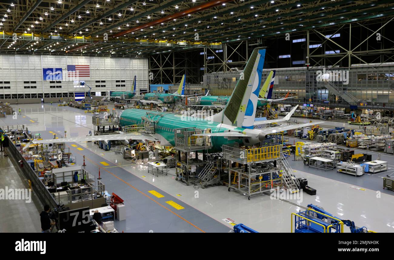 FILE - This Dec. 7, 2015, file photo shows the second Boeing 737 MAX ...