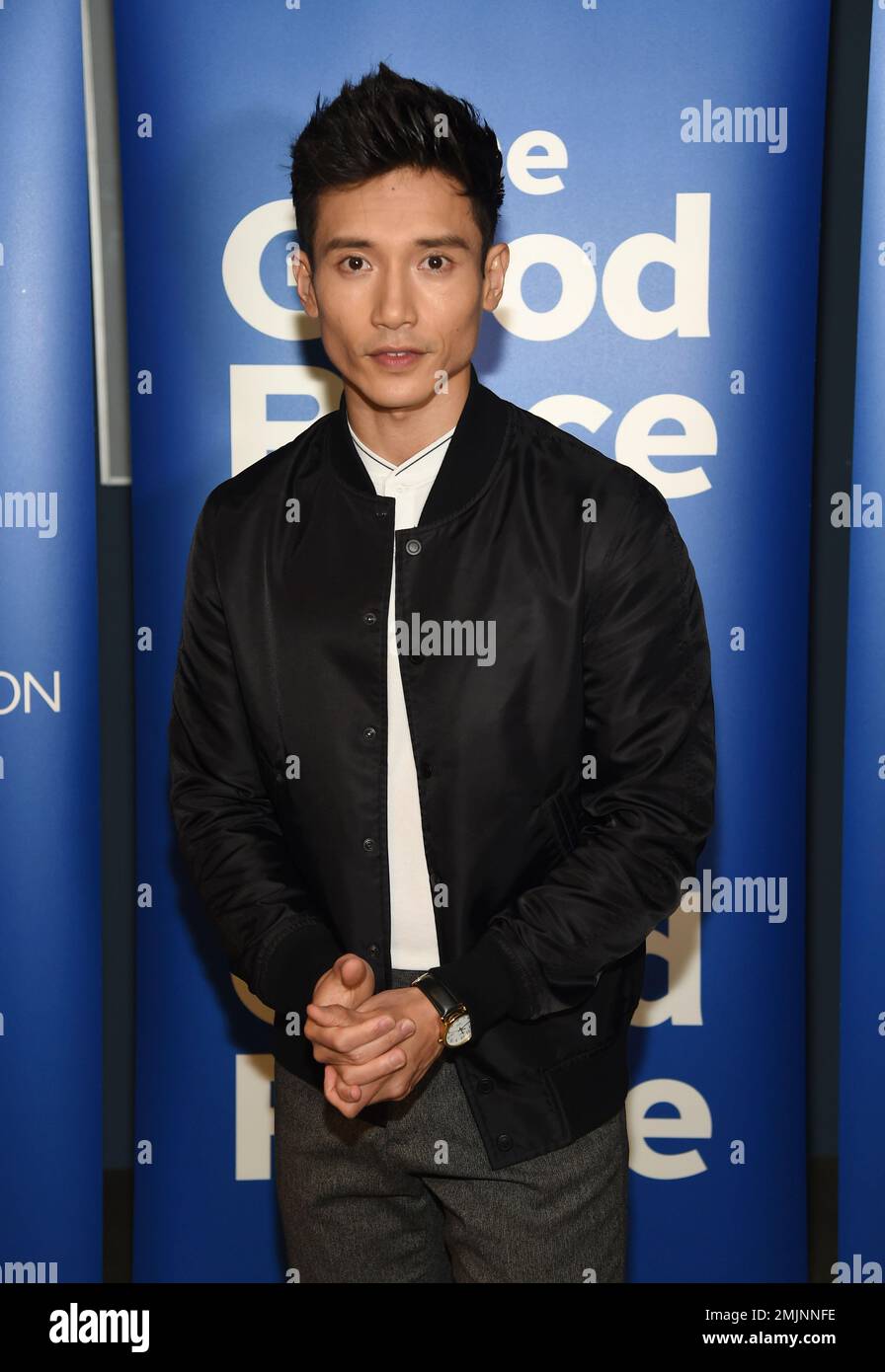 Manny Jacinto, a cast member in the television series "The Good Place ...