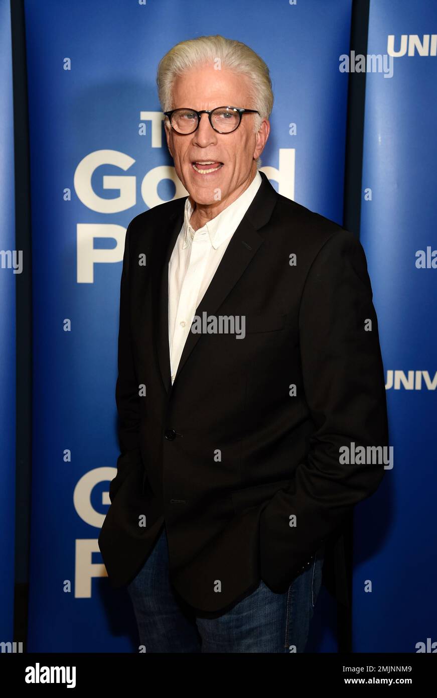 Ted Danson, a cast member in the television series "The Good Place ...