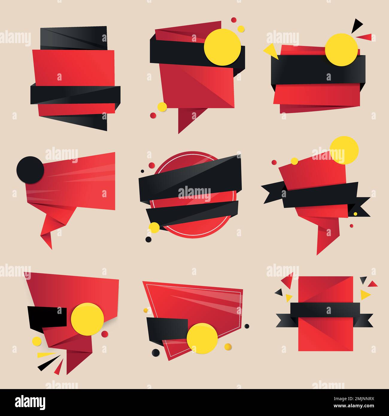 Red badge sticker hi-res stock photography and images - Alamy