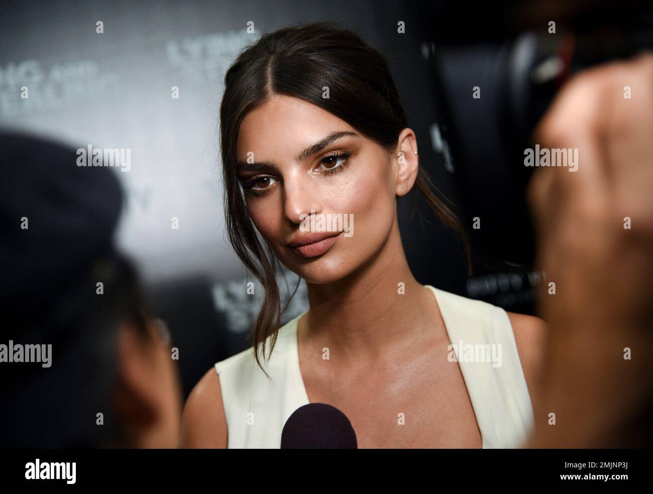 Actress and model Emily Ratajkowski attends a special screening of ...