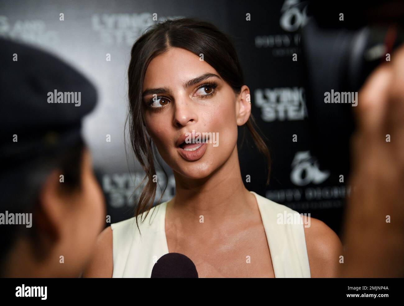 Actress and model Emily Ratajkowski attends a special screening of ...