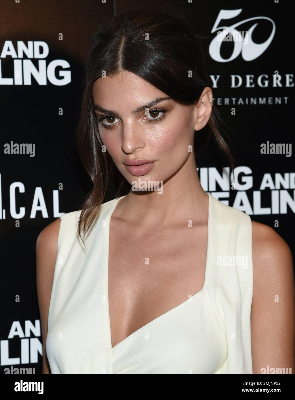 Actress and model Emily Ratajkowski attends a special screening of ...
