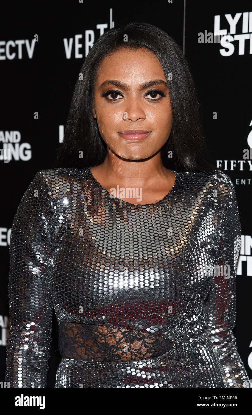 Tationna Boisier attends a special screening of "Lying and Stealing" at ...