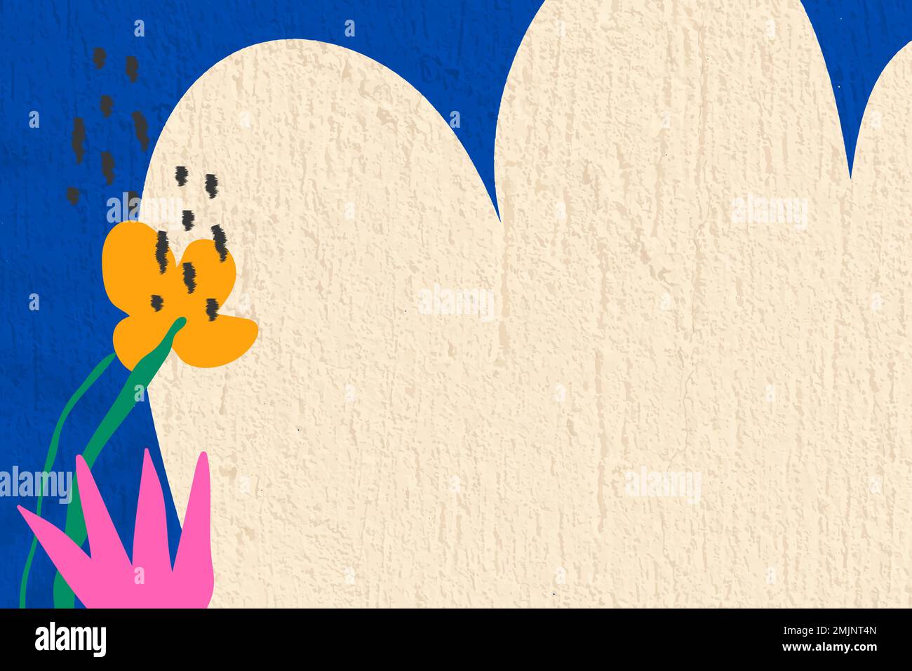 Abstract flower background, textured wall design vector Stock Vector ...