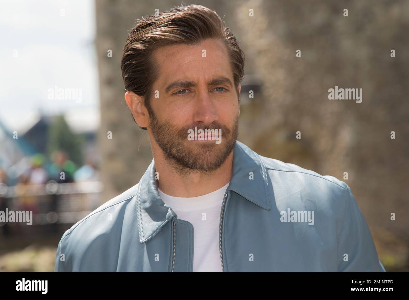 Actor Jake Gyllenhaal poses for photographers upon arrival at the photo ...