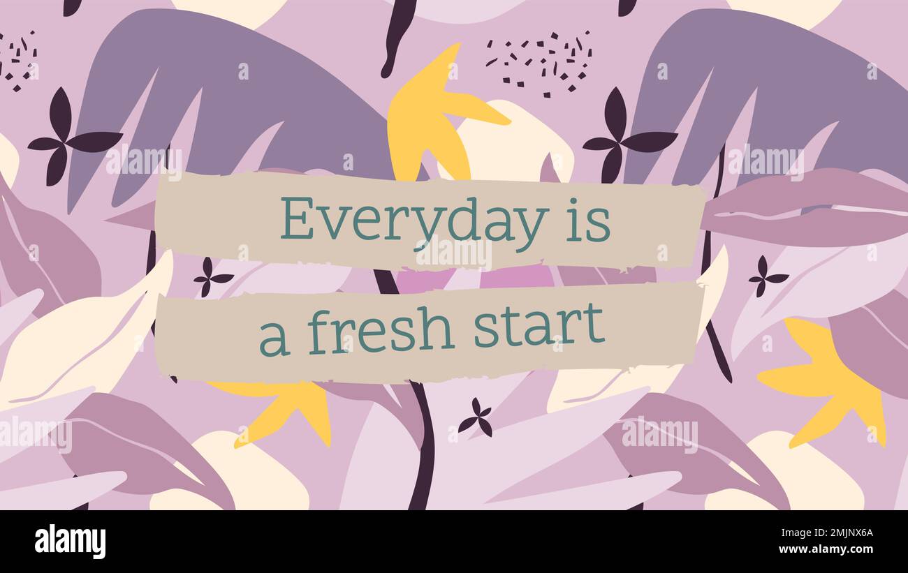 Quote blog banner template, editable inspirational message, everyday is ...