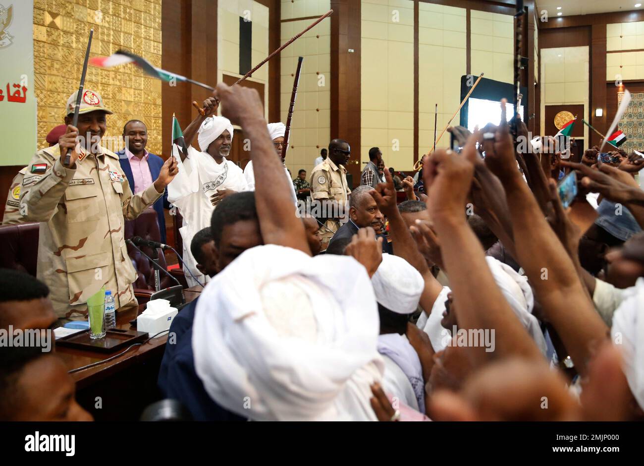 Sudanese Gen. Mohammed Hamdan Dagalo, the deputy head of the military ...