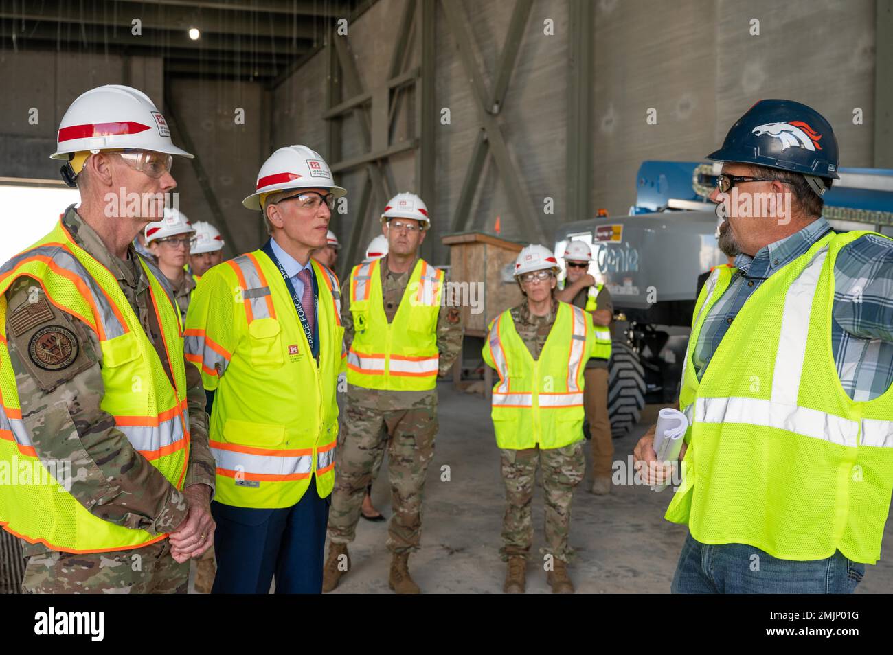 Gregg Bullington, 90th Munitions Squadron technical advisor, gives ...