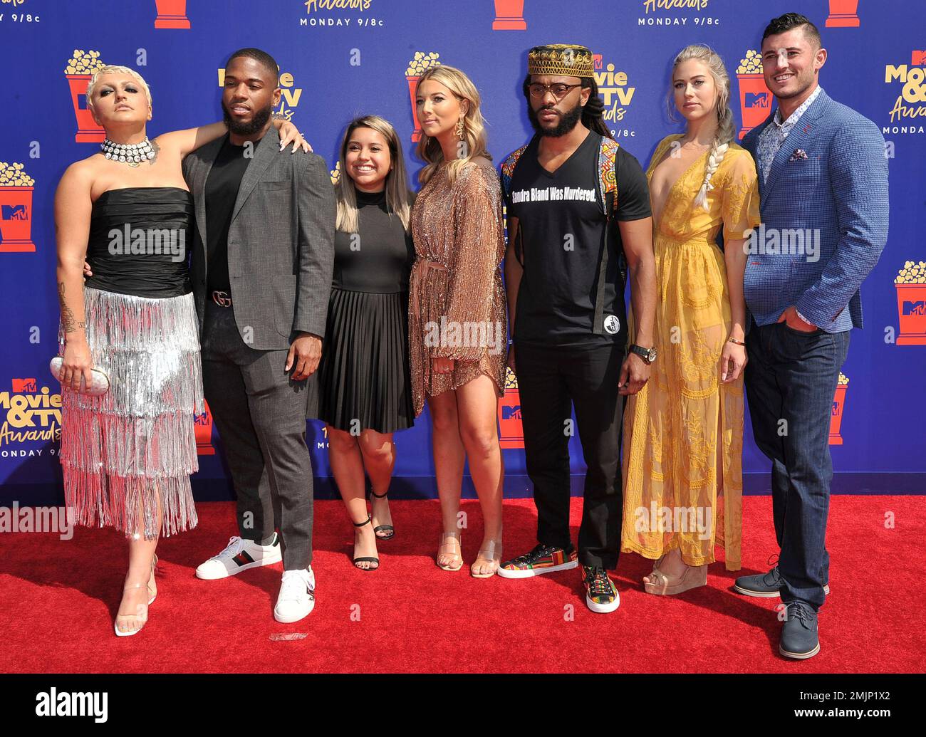 Cast of "The Real World Atlanta" arrive at the MTV Movie and TV Awards ...