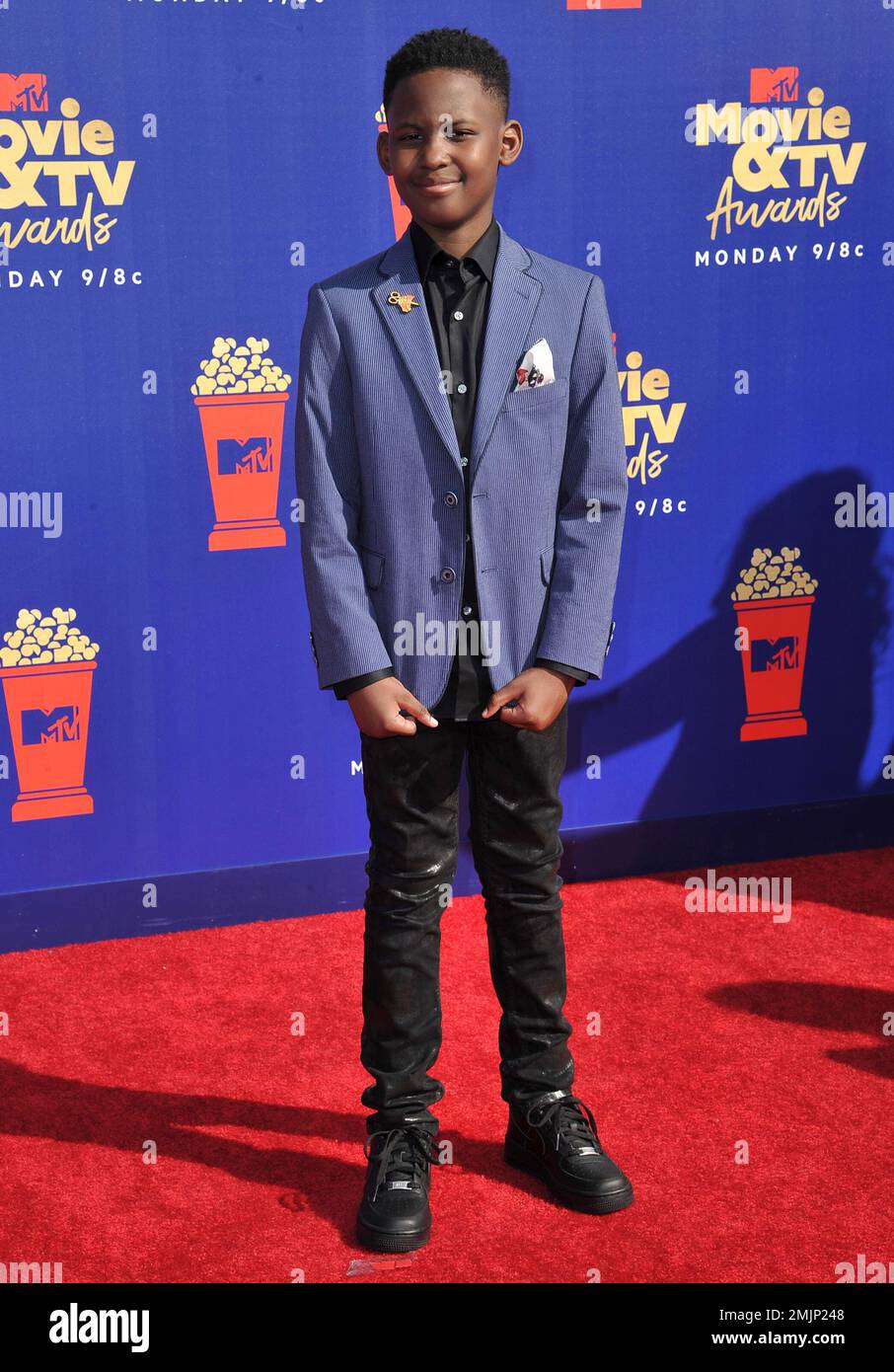 Evan Alex arrives at the MTV Movie and TV Awards on Saturday, June 15 ...