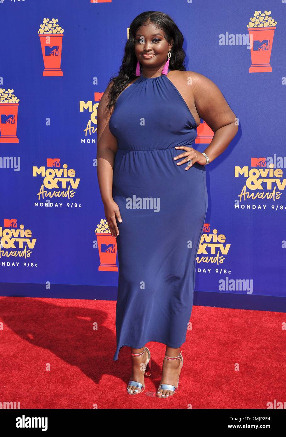 Kim Maina arrives at the MTV Movie and TV Awards on Saturday, June 15 ...