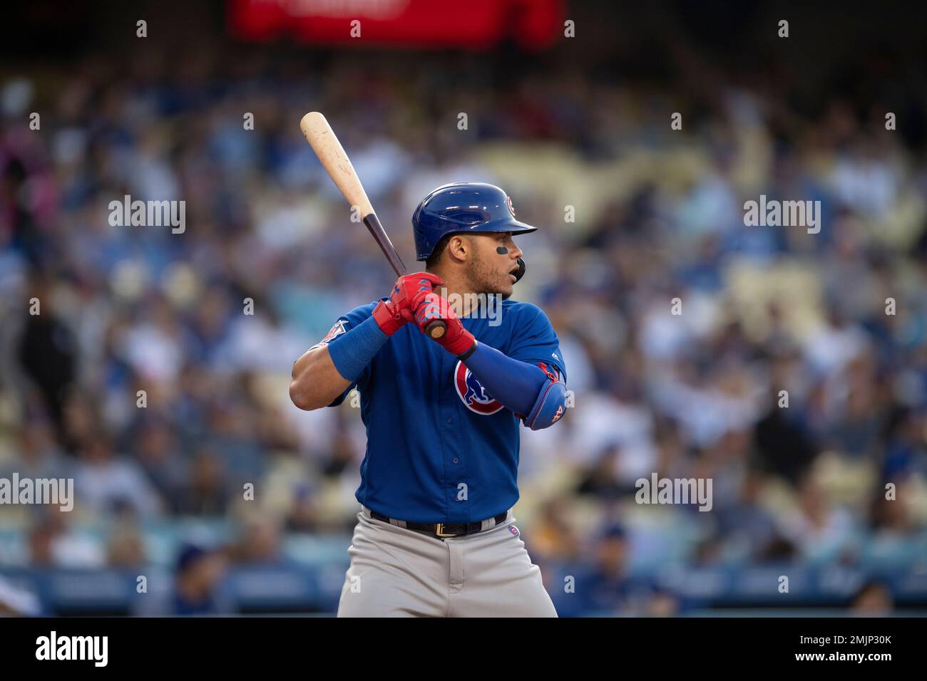 Chicago Cubs' Willson Contreras in a baseball game against the Los ...
