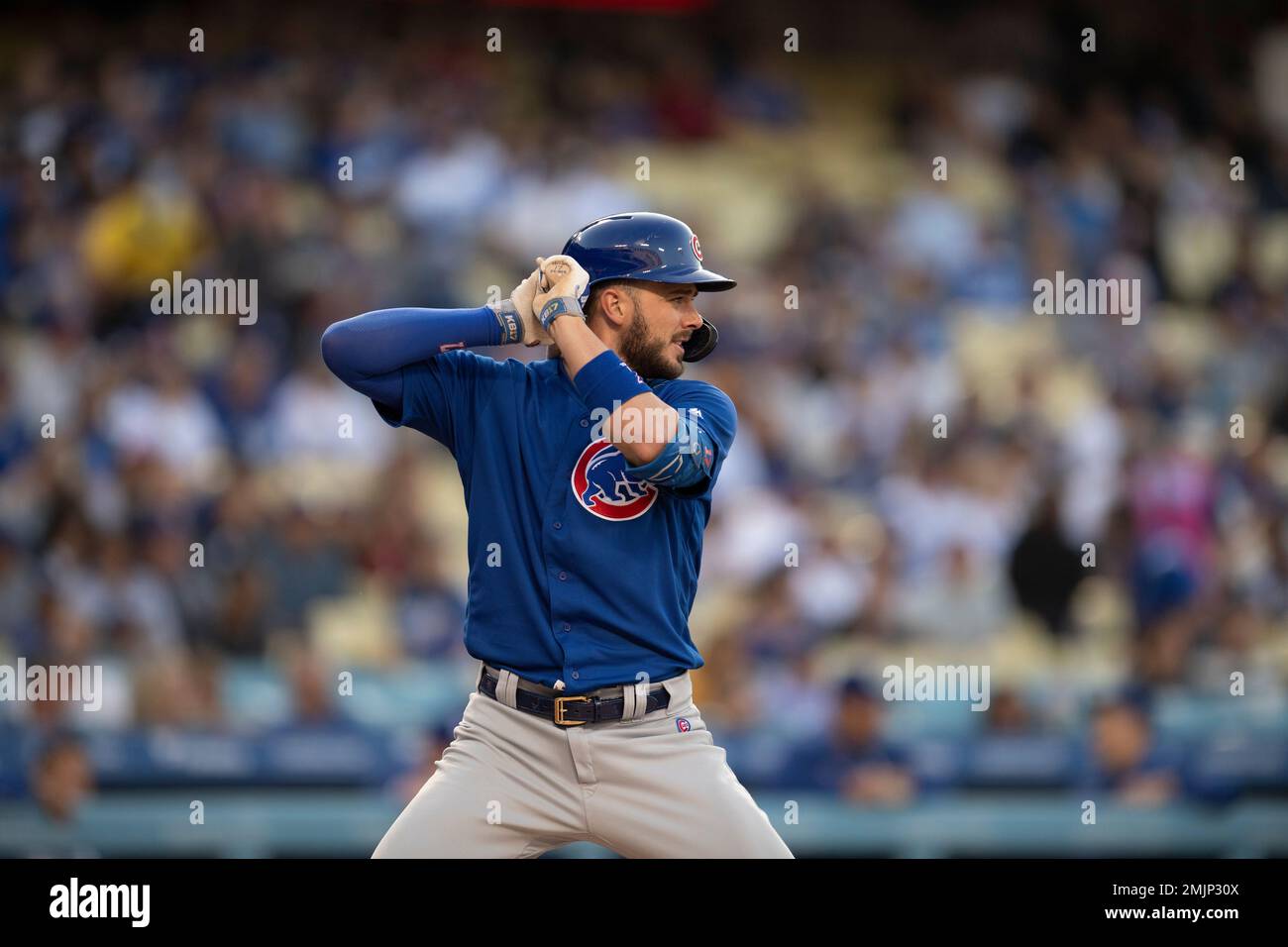 Chicago Cubs' Kris Bryant in a baseball game against the Los Angeles ...