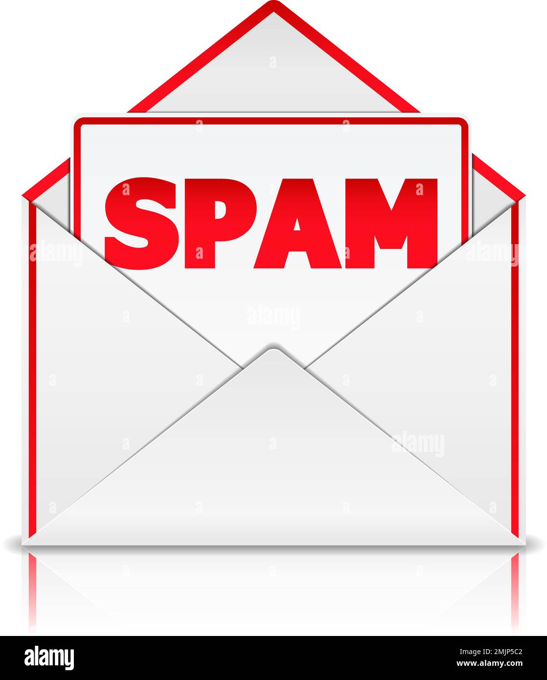 Envelope With Spam Vector Eps10 Illustration Stock Vector Image And Art