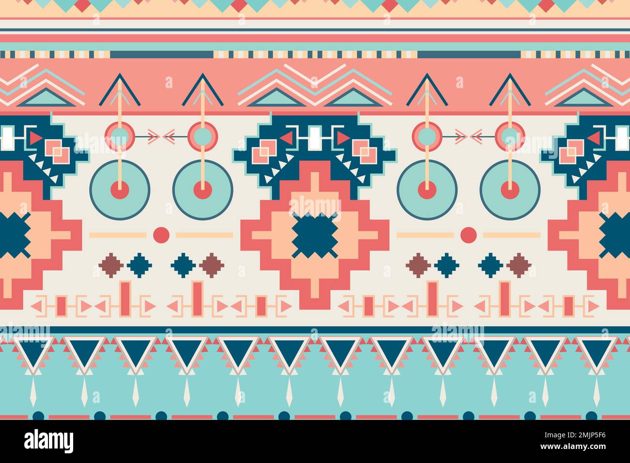 Seamless ethnic pattern background vector Stock Vector Image & Art - Alamy