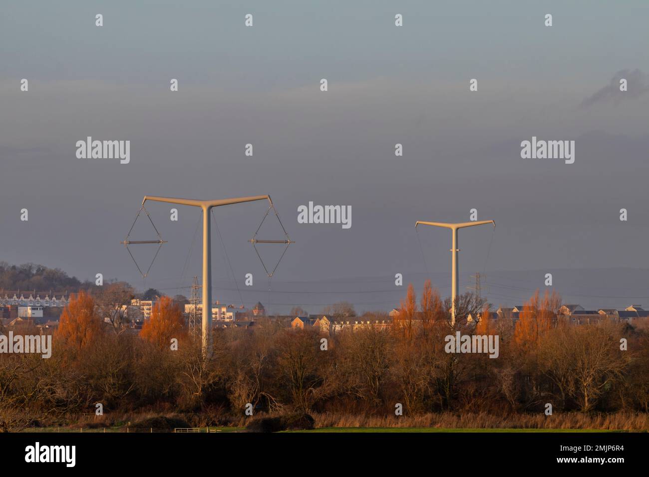 T shaped pylon hi-res stock photography and images - Alamy
