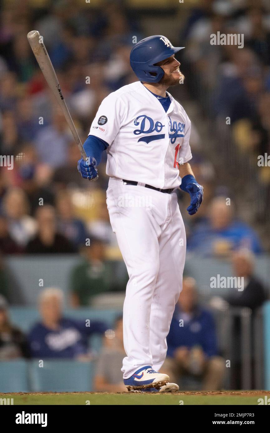 Los Angeles Dodgers' Max Muncy in a baseball game against the Chicago ...