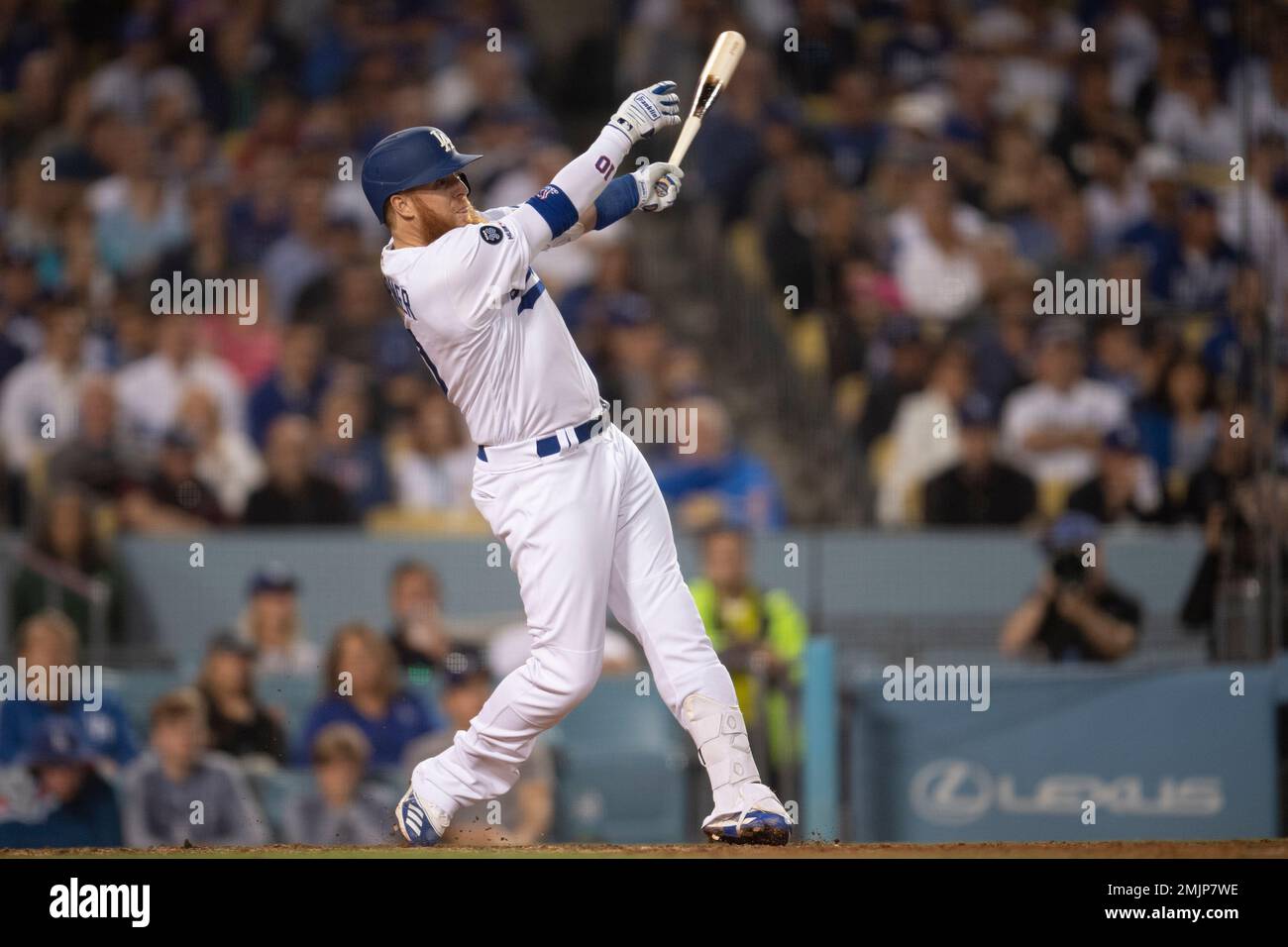 Los Angeles Dodgers' Justin Turner in a baseball game against the ...