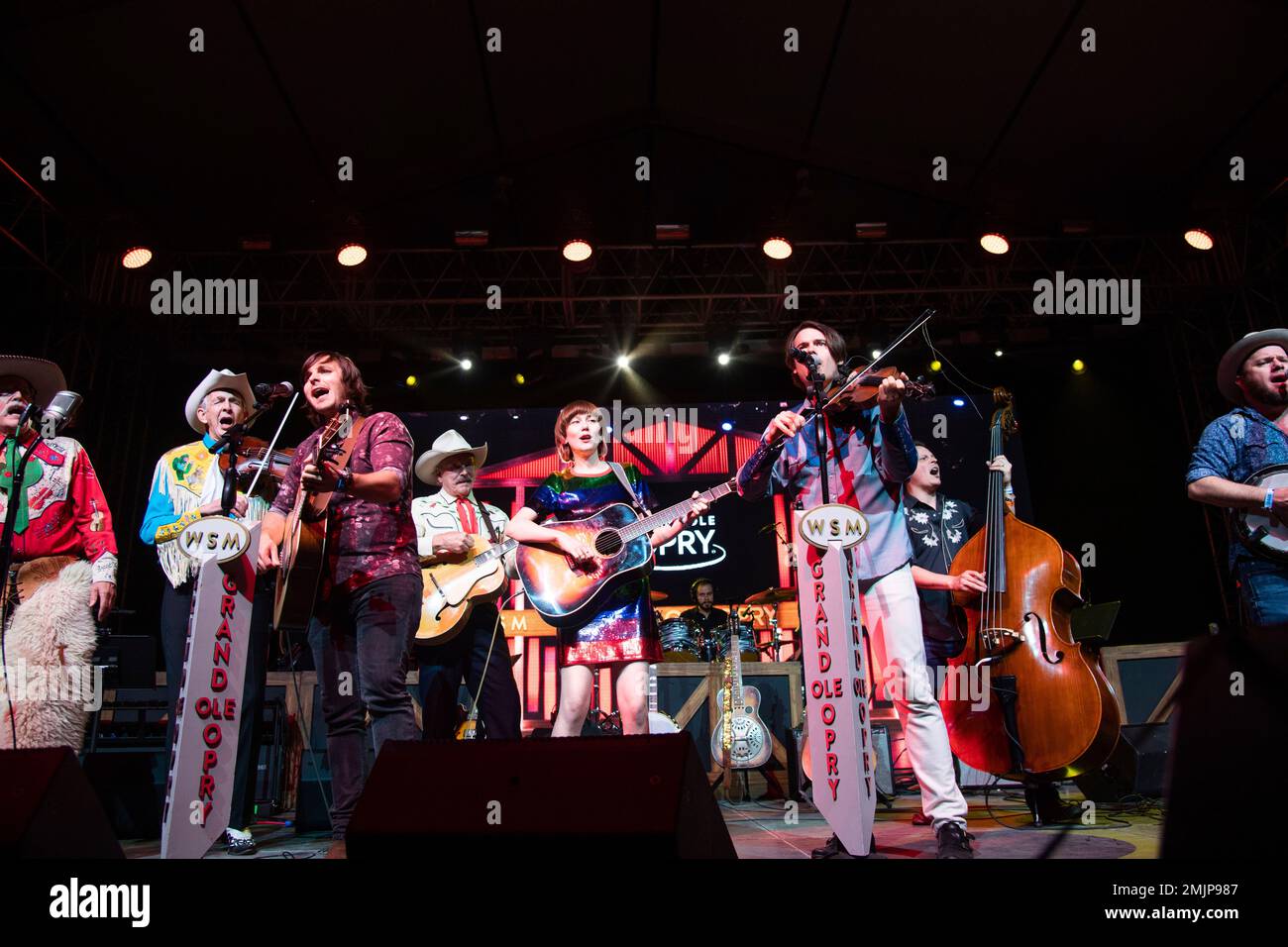 Woody Paul, from left, Charlie Worsham, Ranger Doug, Molly Tuttle, and ...