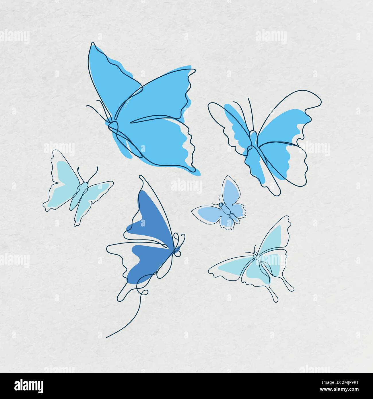 Light Blue Butterfly Clipart