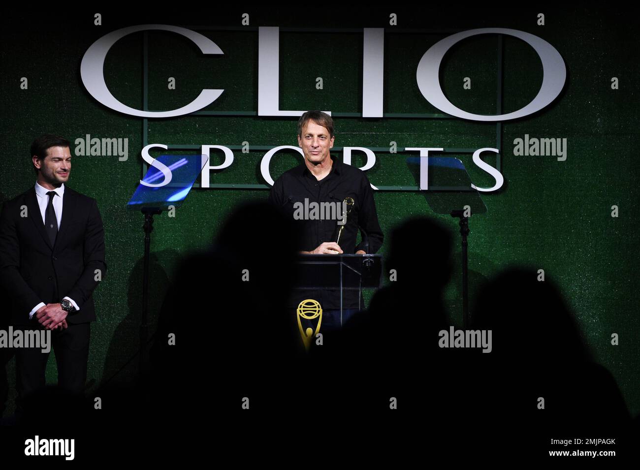 IMAGE DISTRIBUTED FOR CLIO AWARDS - Tony Hawk accepts the Clio Sports ...