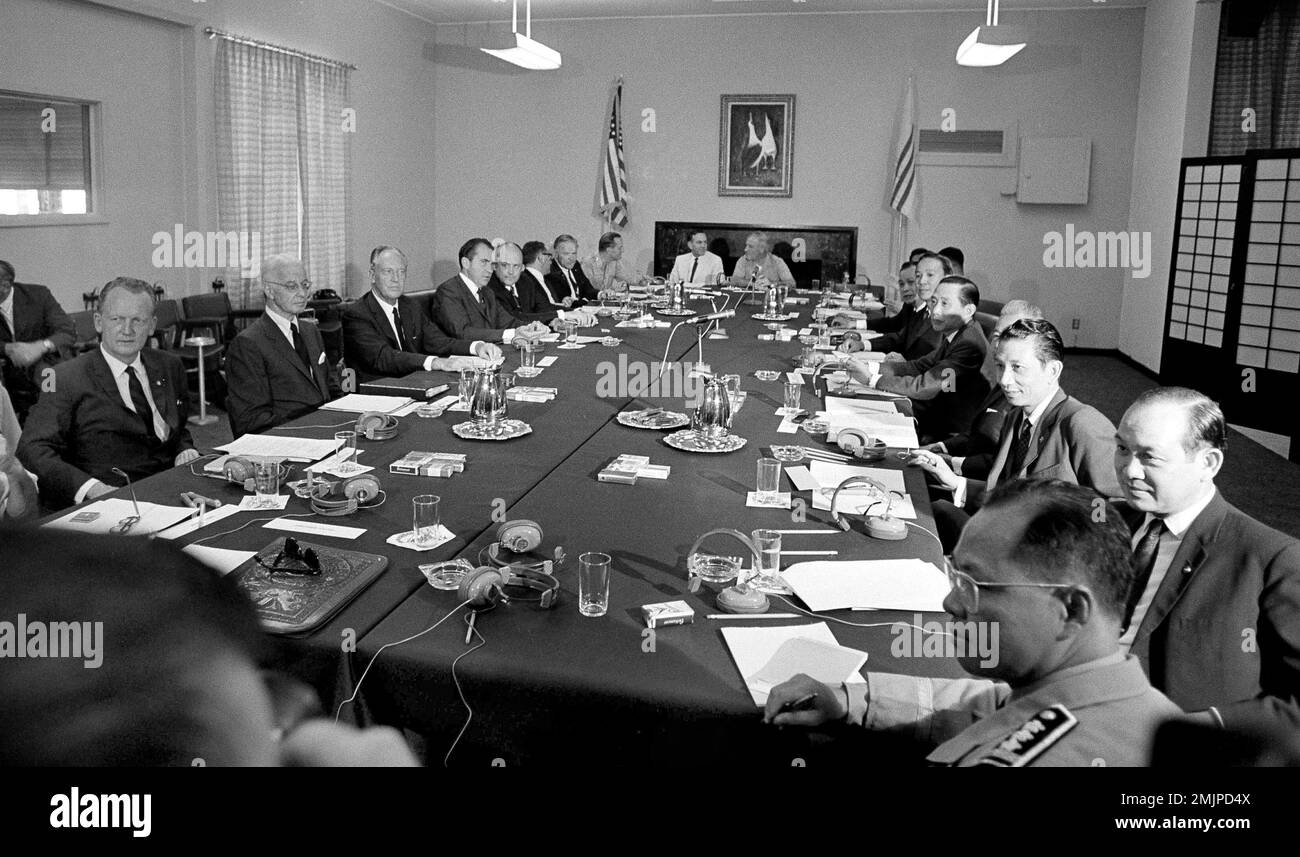 This was the scene in the Officers Club on Midway Island, June 8, 1969 ...