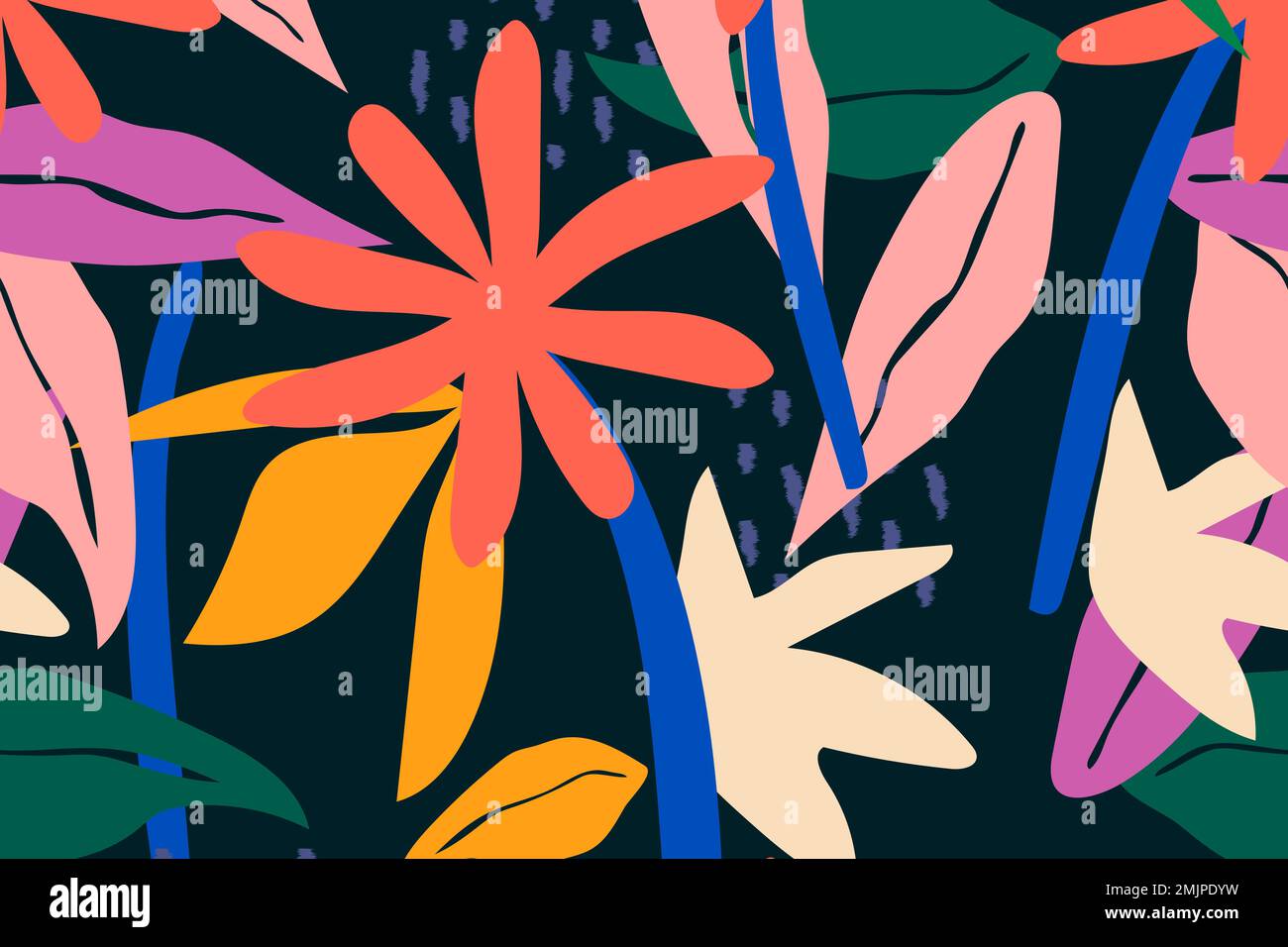 Vibrant leaf patterns Stock Vector Images - Alamy