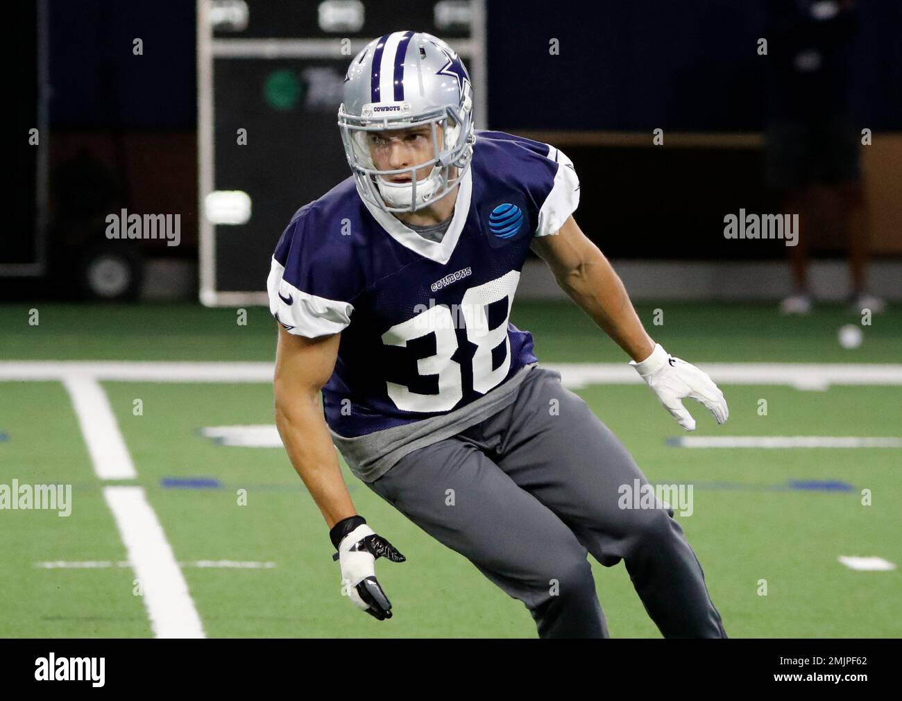 Dallas Cowboys strong safety Jeff Heath (38) participates in drills at ...