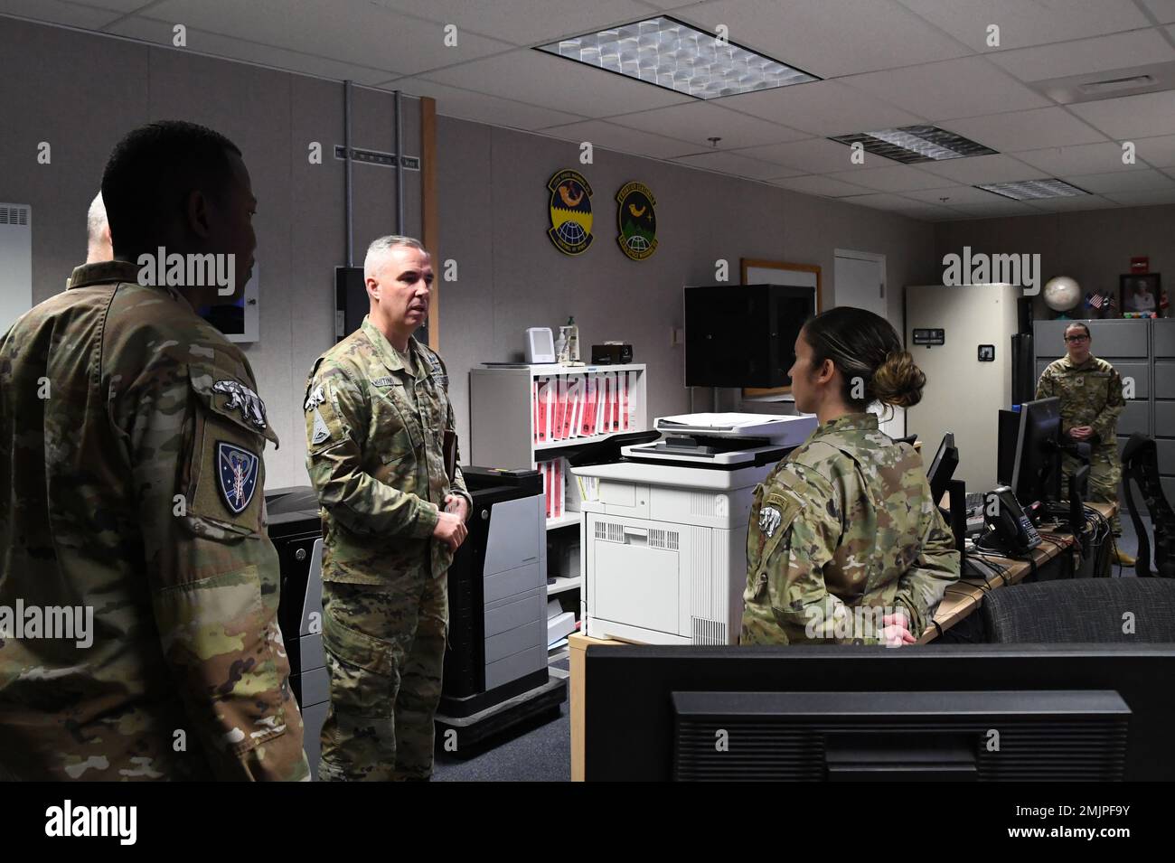 Lt. Gen. Stephen N. Whiting, Space Operations Command Commander, and ...