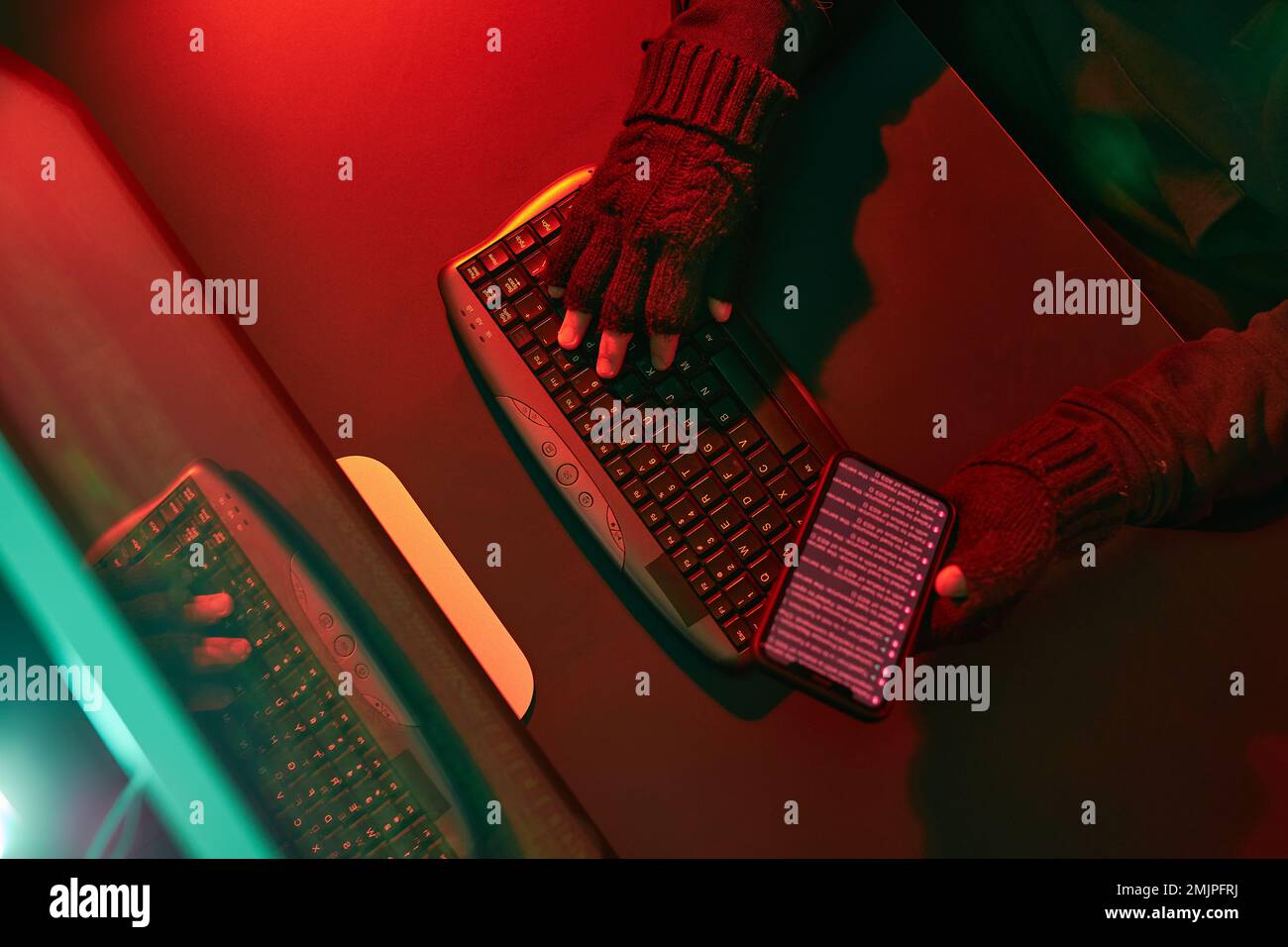 Anonymous People Using Computer And Programming To Break Code Cyber Security Threat Internet