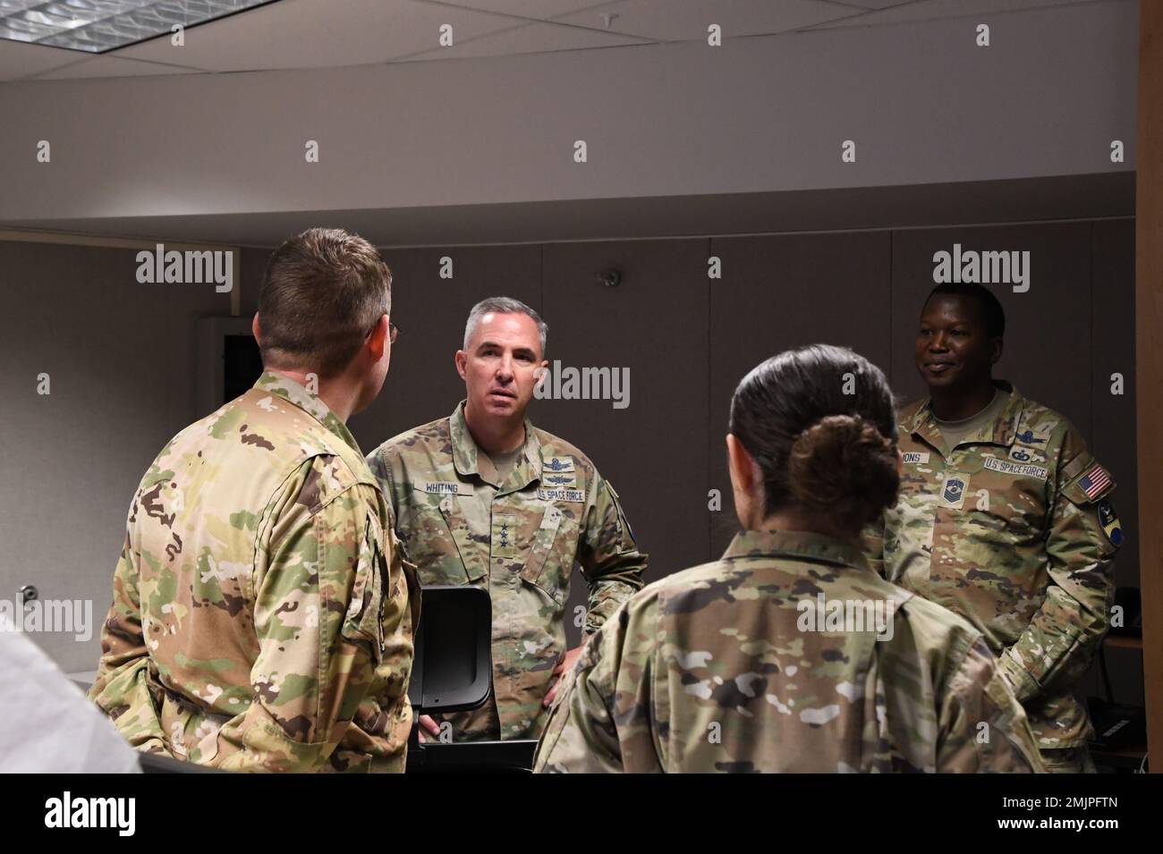 Lt. Gen. Stephen N. Whiting, Space Operations Command Commander, and ...