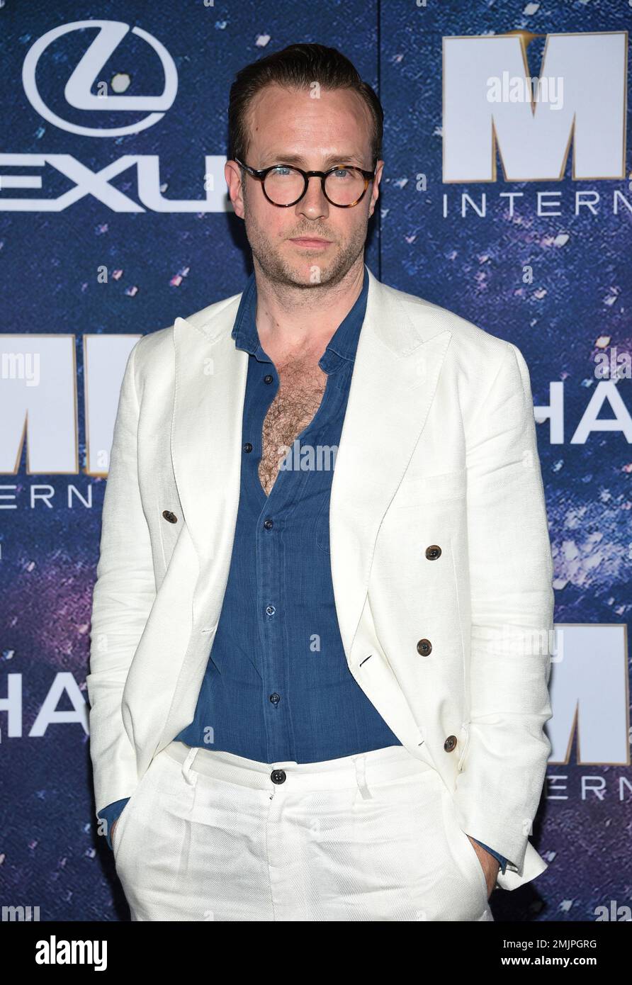 Actor Rafe Spall attends the world premiere of "Men in Black ...