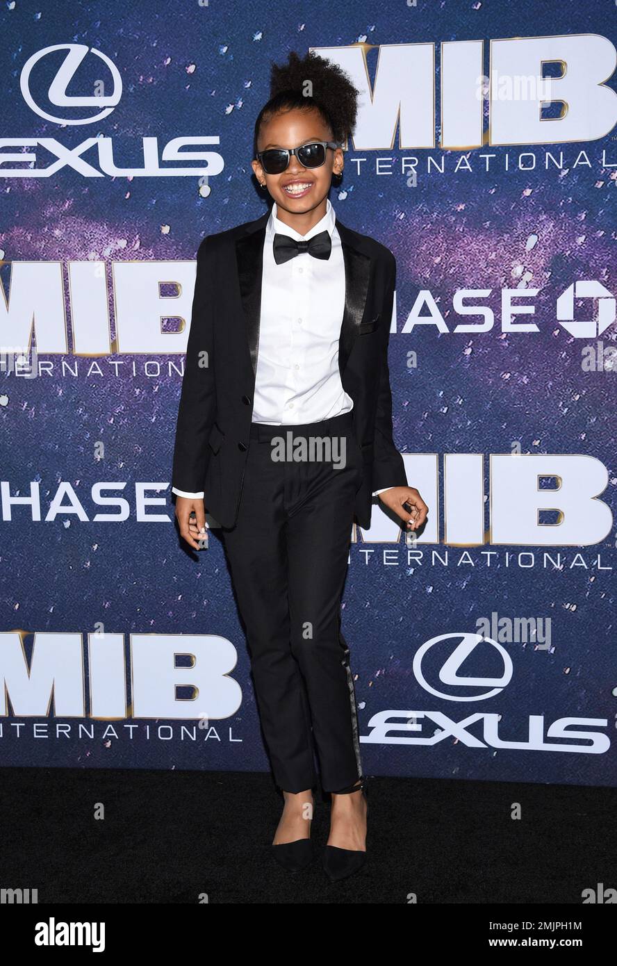 Actress Mandeiya Flory attends the world premiere of "Men in Black ...