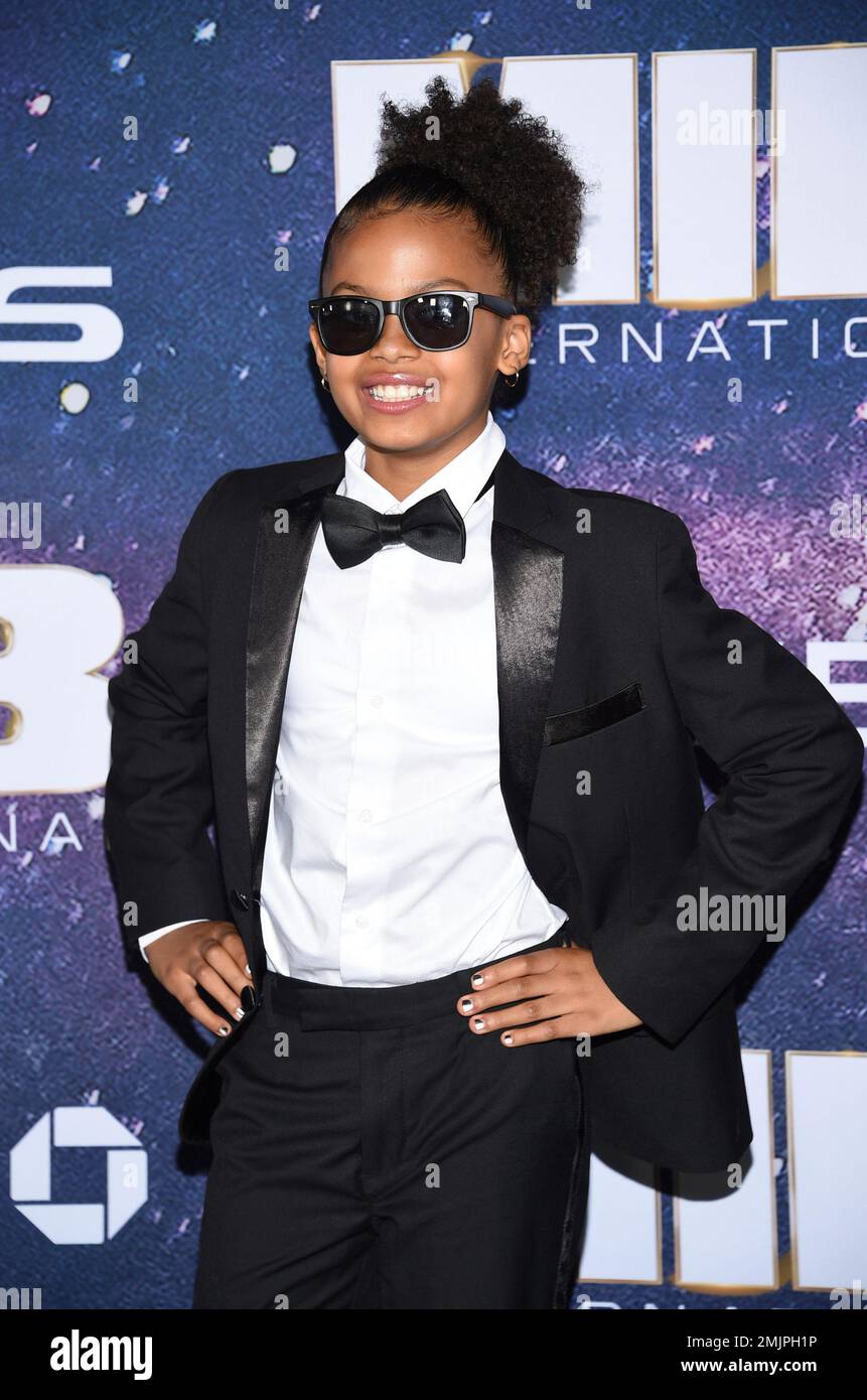 Actress Mandeiya Flory attends the world premiere of "Men in Black ...