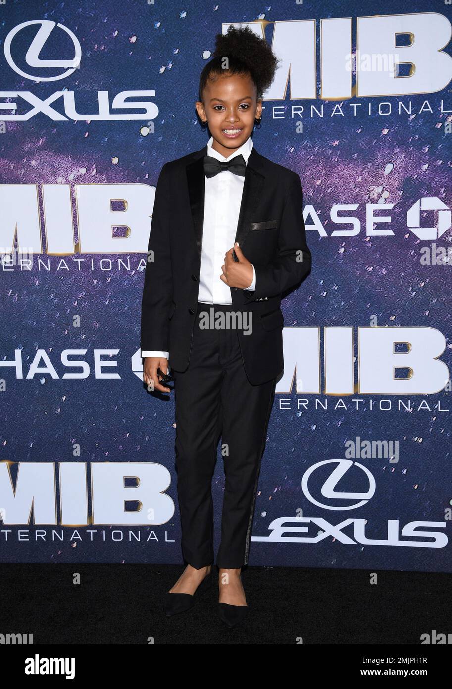 Actress Mandeiya Flory attends the world premiere of "Men in Black ...