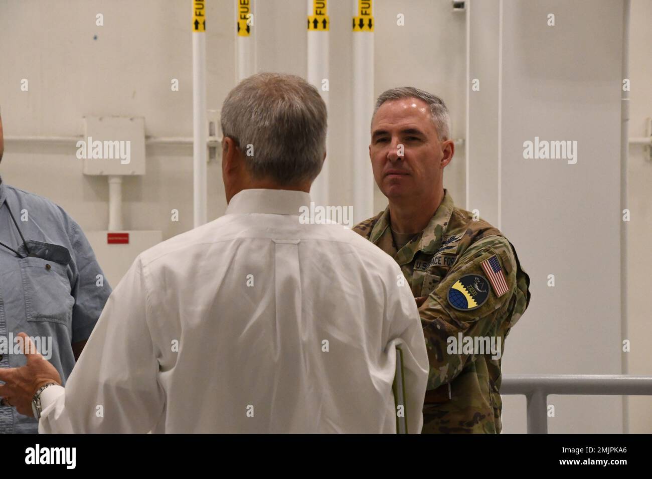 Lt. Gen. Stephen N. Whiting, Space Operations Command Commander, and ...