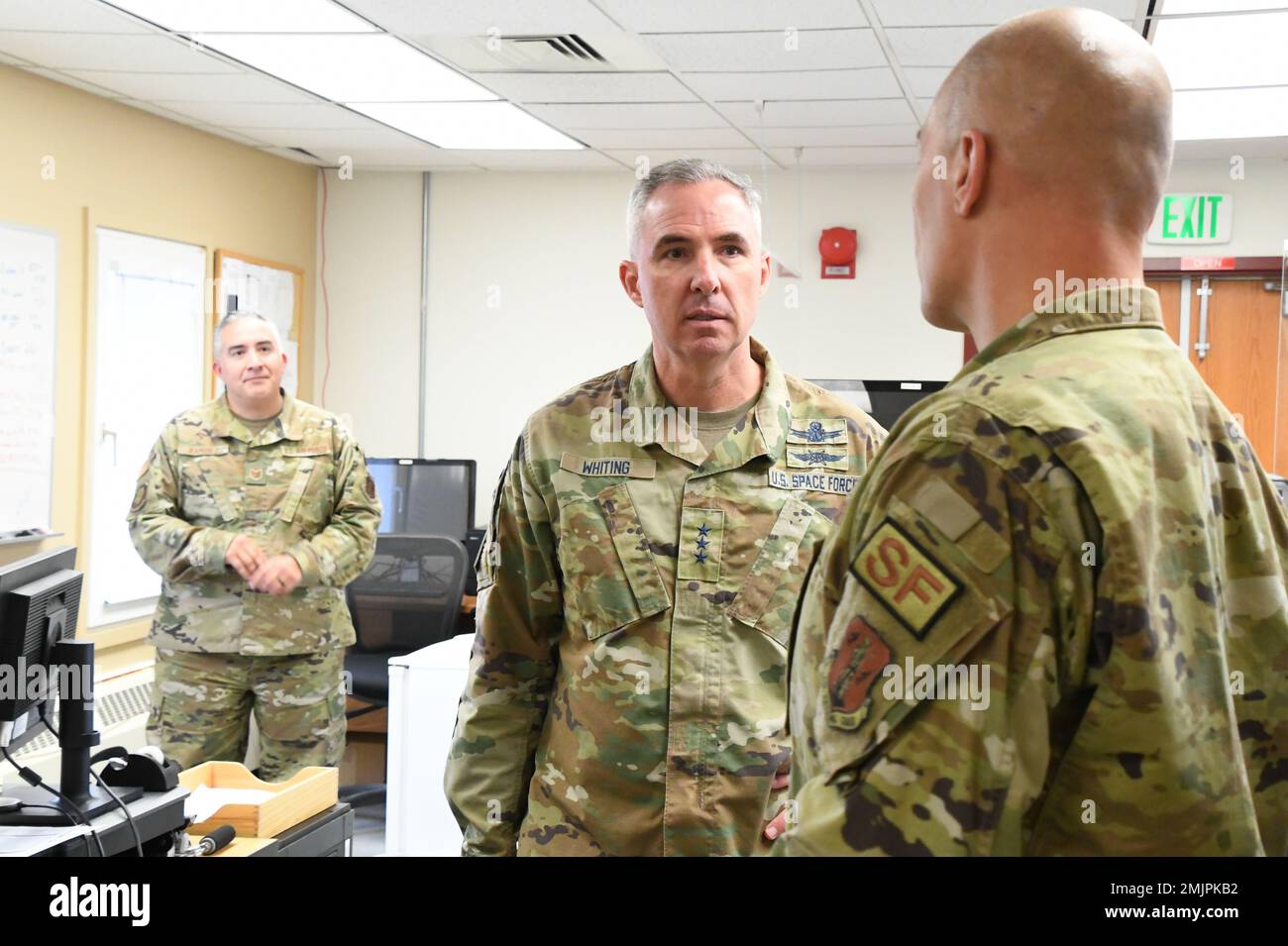 Lt. Gen. Stephen N. Whiting, Space Operations Command Commander, and ...