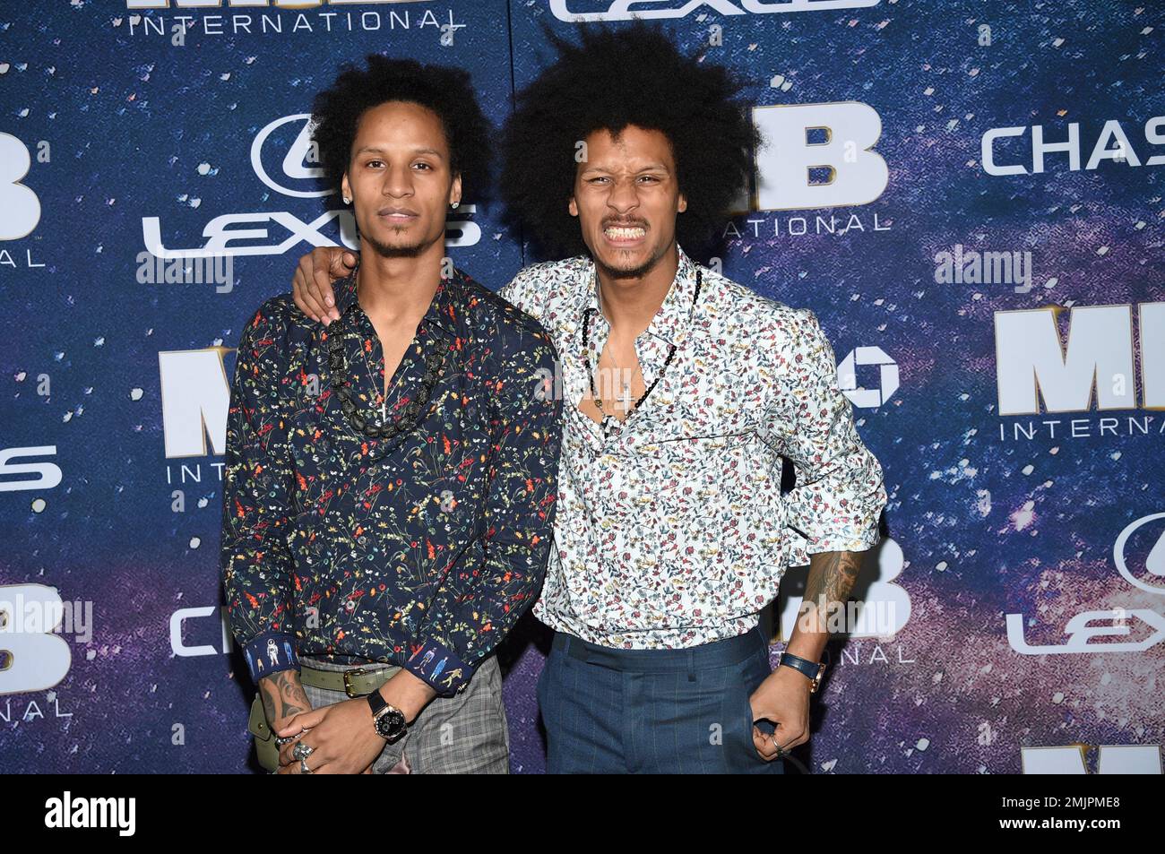 Actors Larry Bourgeois, left, and Laurent Bourgeois attend the world ...