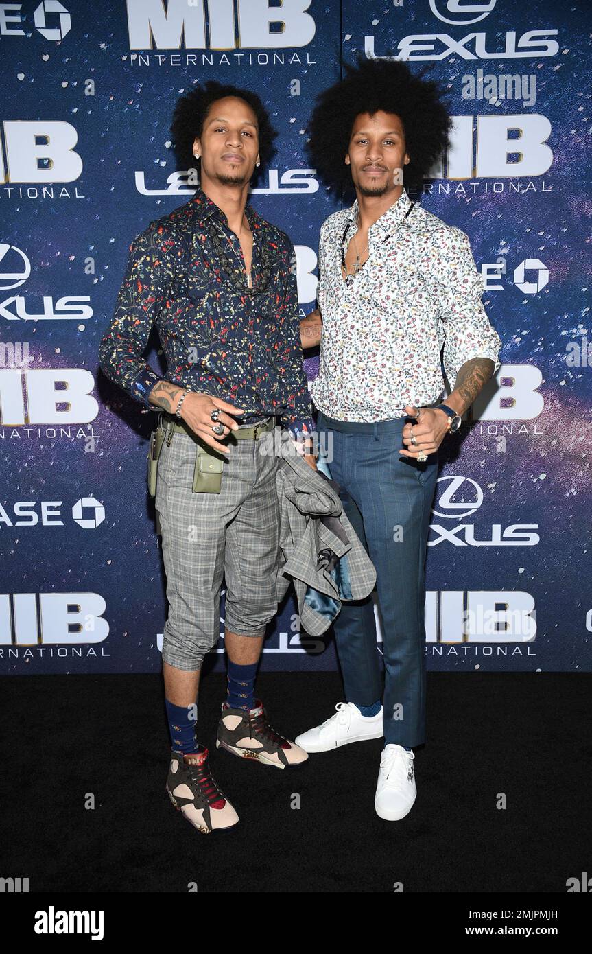 Actors Larry Bourgeois, left, and Laurent Bourgeois attend the world ...