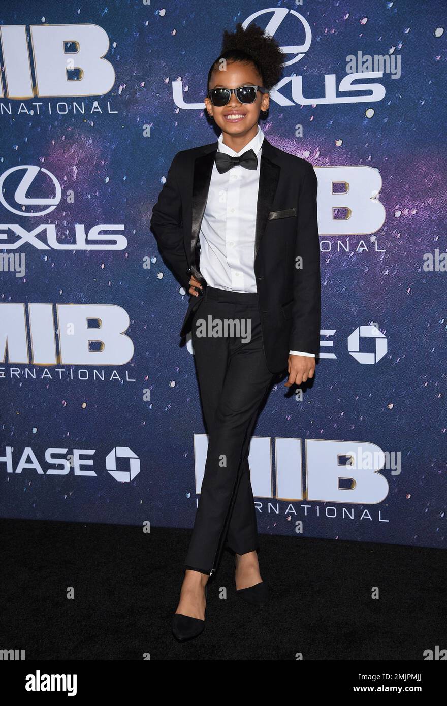 Actress Mandeiya Flory attends the world premiere of "Men in Black ...